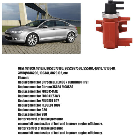 Eosnow Remplacement de l'électrovanne de pression du chargeur Turbo ...
