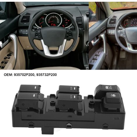 Eosnow Interrupteur de commande de vitre électrique de voiture, double ...