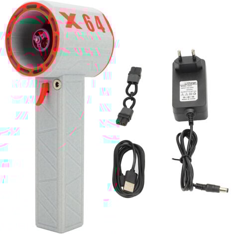 Eosnow Plumeau d'air électrique 64mm 1400g, souffleur à sec portatif réglable en continu, prise ...