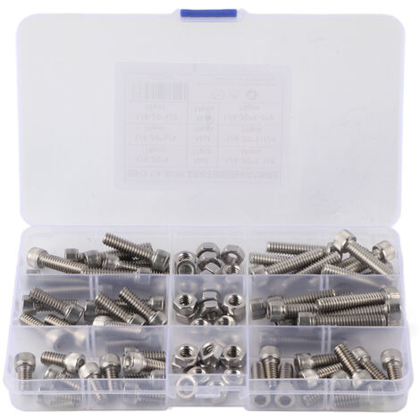 Eosnow Vis à tête hexagonale, rouille en acier inoxydable dans un étui ...