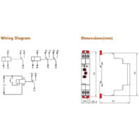 Eosnow GRT8-M1 Relais temporisé multifonctionnel,Relais à retardement ...