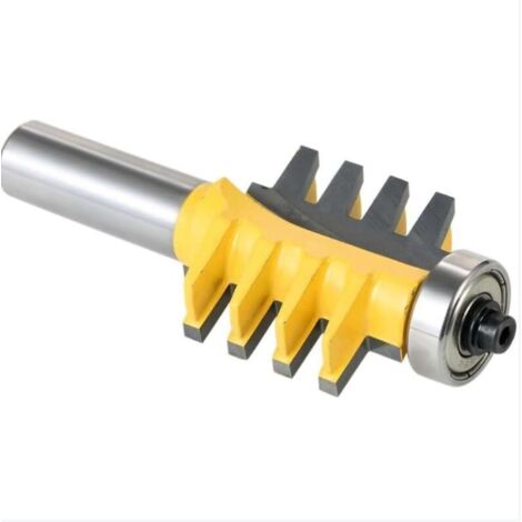 8 mm Shank Rail Finger réversible Joint Router Colle Bit cône Tenon ...