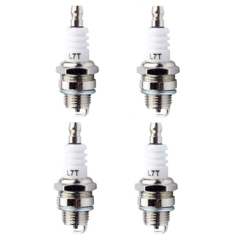 Lot de 4 bougies d'allumage L7T Universelles de Rechange l7t Bougie Tronconneuse Bougie D ...