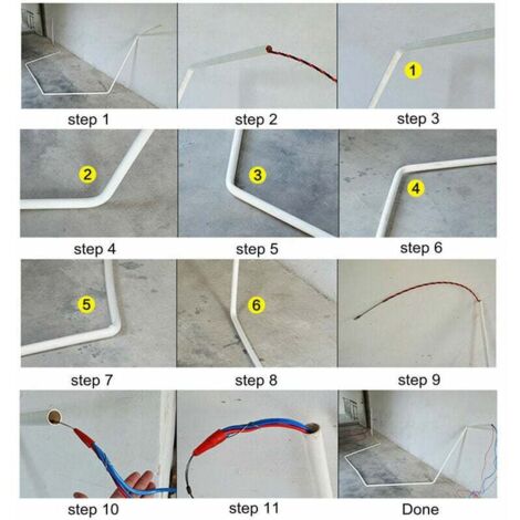 Tire fils nylon D=6mm L=30m fibre de verre fil cable tige électricien ...