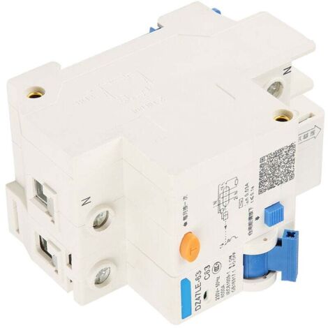 DZ47LE-63 1p N C63 Disjoncteur différentiel différentiel 230V 63A 30mA