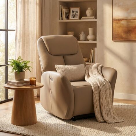 Elektrischer Relaxsessel verstellbar modernes Design mit USB Jennifer