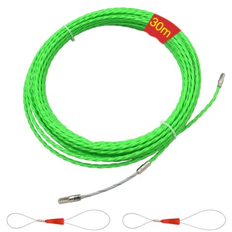 Tire Fils Electrique Aiguille Nylon avec Tête Flexible de Guidage 30M ...