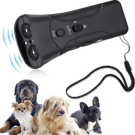 Pet Gentle Ultrasonic Dog Antiaboiement Trainer Led Light Chaser Device