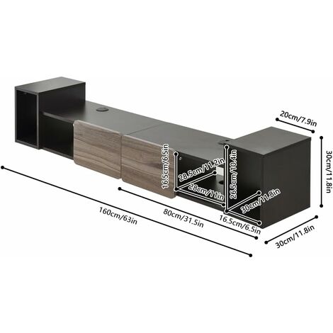 Wall Mounted TV Cabinet Floating TV Unit, TV Stand TV Cabinet for ...