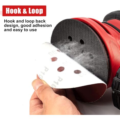 Disque abrasif de ponceuse-125mm 60 80 100 120 240 Disques de Ponage ...