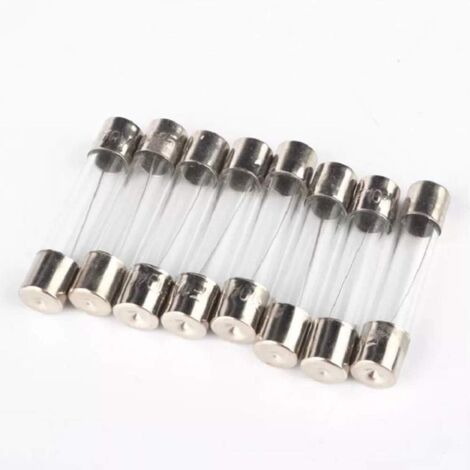 100 fusibles verre 5x20mm en boite Fusible 0.2A 20A