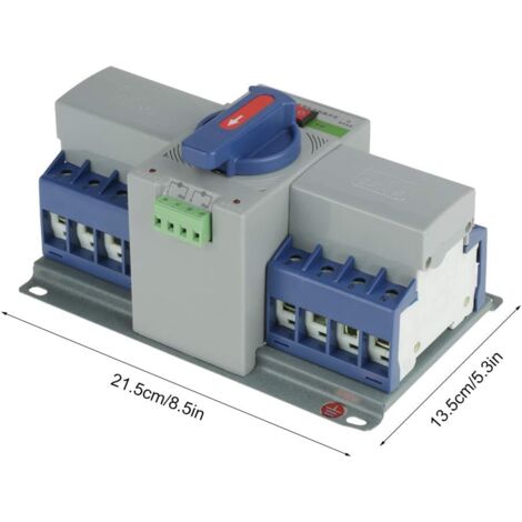 Commutateur de transfert automatique intelligent à double alimentation (220V 63A 4P)