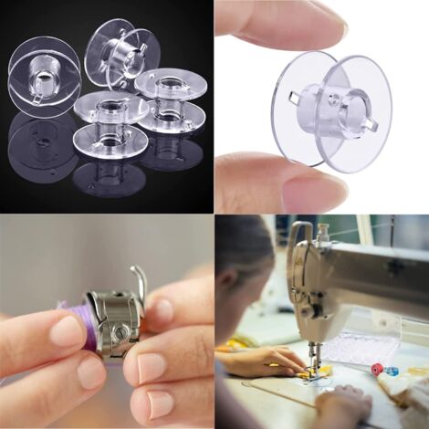 CCYKXA (25 pièces Transparente) Canette Machine a Coudre,Bobines pour ...