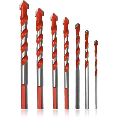 CCYKXA 7 pièces forets metaux Foret Metal Forets Hexagonaux Rapide avec ...