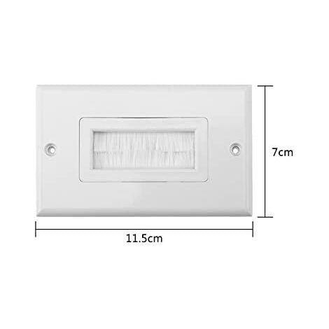 CCYKXA Passe Cable Mural à Brosse, Anti-poussière Mur Panneau Câble ...