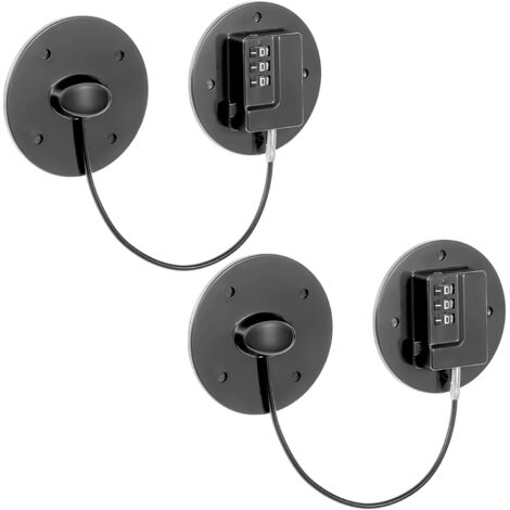 CCYKXA 2 Pcs Verrou de Réfrigérateur avec Code-Serrure Frigo Forte Adhésive pour Enfants ...