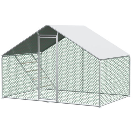 Enclos à poules grillagé 18m2 grand cabanon d'élevage pour le jardin ...