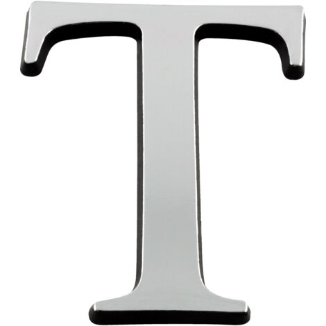 Lettre T Argent Hauteur 60mm - 4623122