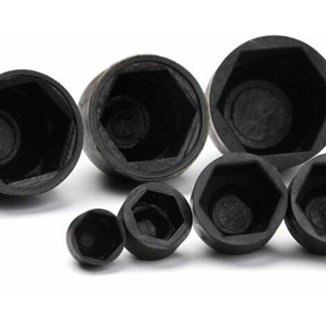 145 Pcs Plastique Boulons Capuchon,Cache Vis éCrou Boulon Ecrou ...