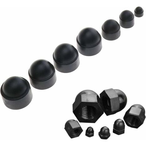 145 Pcs Plastique Boulons Capuchon,Cache Vis éCrou Boulon Ecrou ...