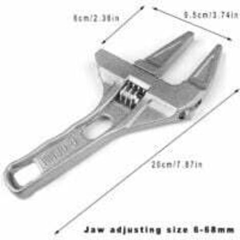 Clé à Molette Grande Ouverture, Clé à Molette Courte, Clé à Molette ...