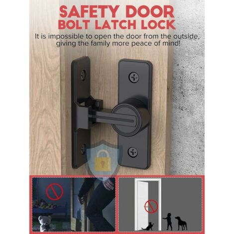 Verrous et loquets pour portes de grange coulissantes, loquets de porte ...