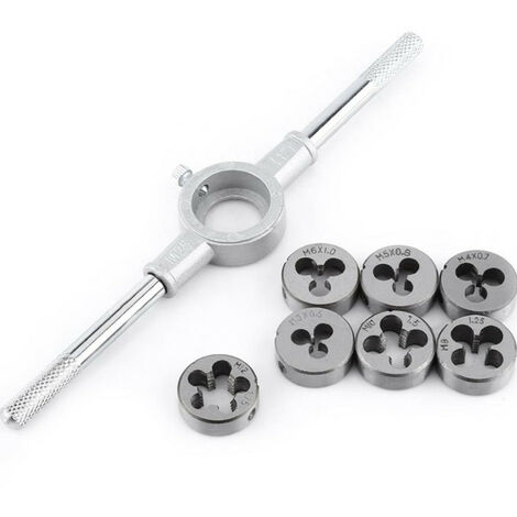 Coffret tarauds et filières Ensemble de 8 matrices métriques - Matrice ...