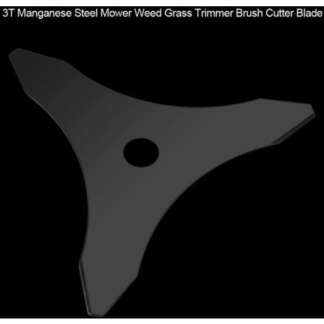 SHINING HOUSE Lame de débroussailleuse 3T, Lame de Tondeuse à Gazon en Acier au manganèse 3T ...