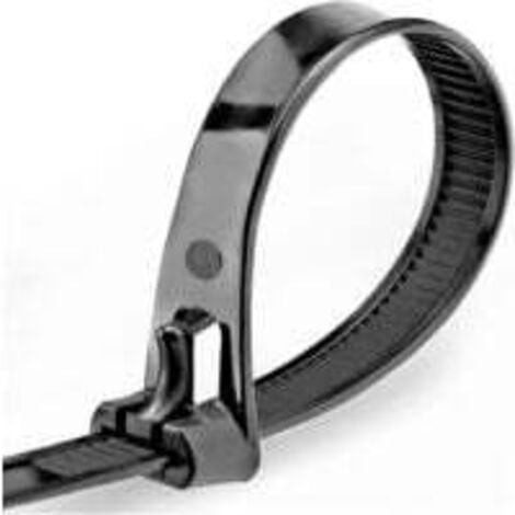 SHINING HOUSE Collier de Serrage Réutilisable en Nylon 200 mm × 7,6 mm ...