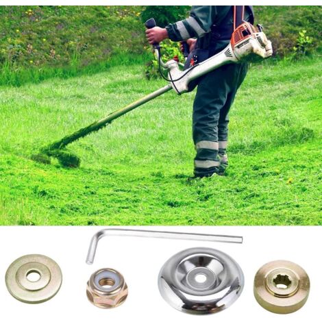 SHINING HOUSE 5 Pièces Kit Ecrou Tete Debroussailleuse Universelle Kit de Maintenance de Lame de ...