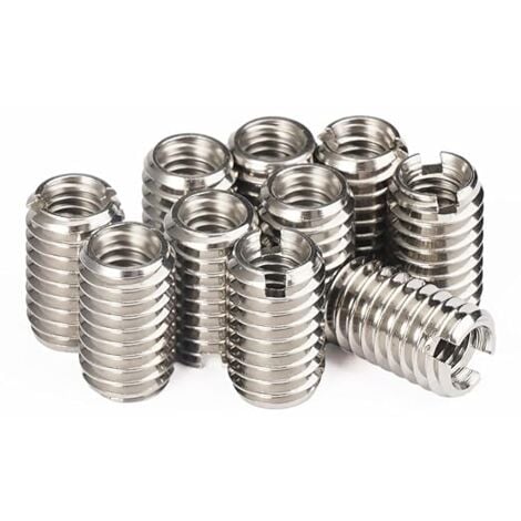 SHINING HOUSE 10 Pièces Insert Fileté Metal, Insert Fileté ...