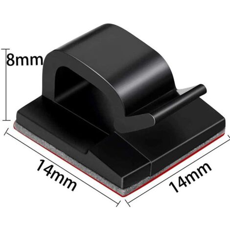 SHINING HOUSE Clips Câble Adhésives, 70PCS Clip Cabl Adhesif Rangement ...
