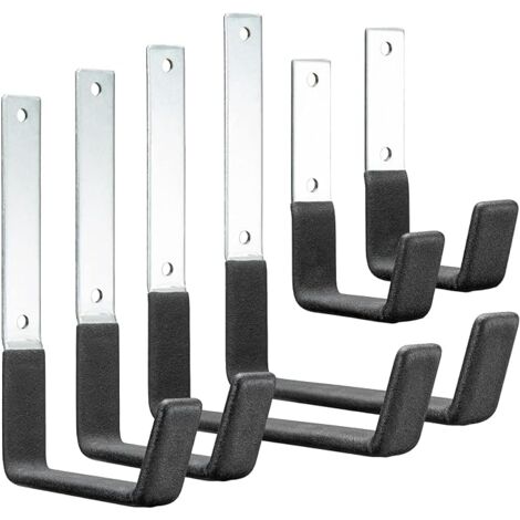 SHINING HOUSE Lot de 6 crochets utilitaires en métal très résistants ...