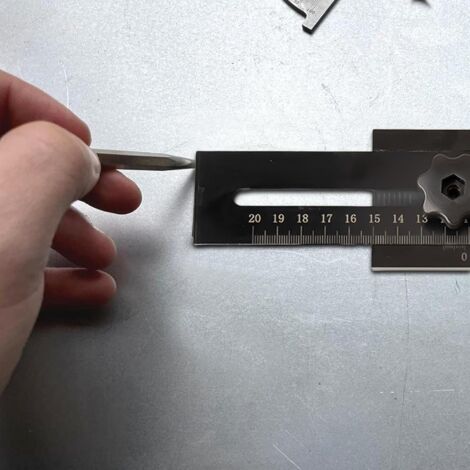 Traçage de précision : 200 mm, outil de traçage, règle de traçage pour ...