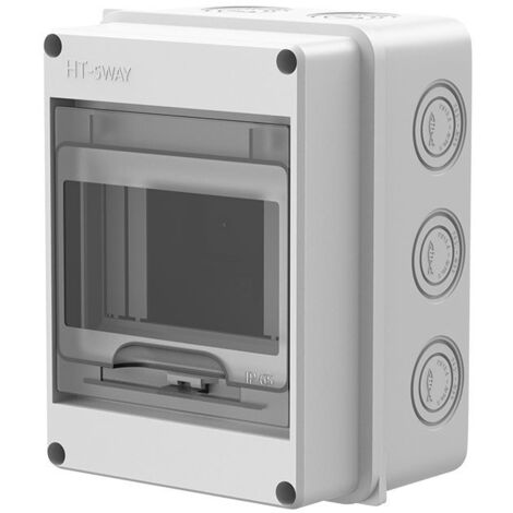 Coffret Electrique Etanche, IP65 5-MODULES Ableaux à Disjoncteurs éLectriques Boitier, Etanche ...