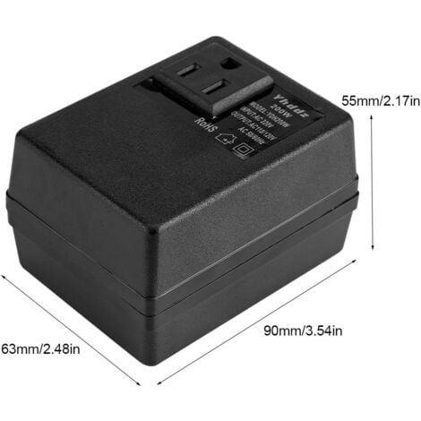 Convertisseur de Tension 220v, Travel Electronic International Voltage Converter vers 110v ...