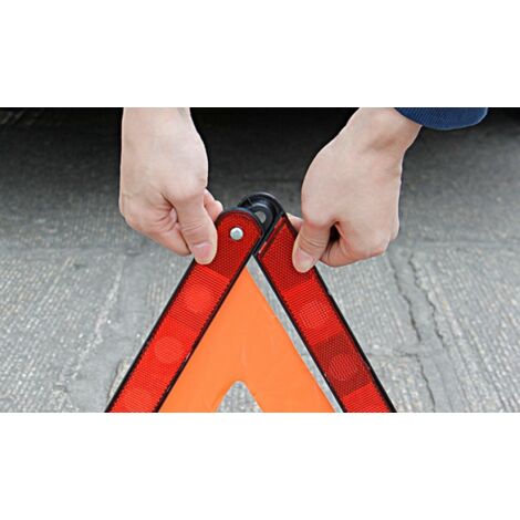 TRIANGLE SIGNALISATION + 1 Boîte rigide en PP