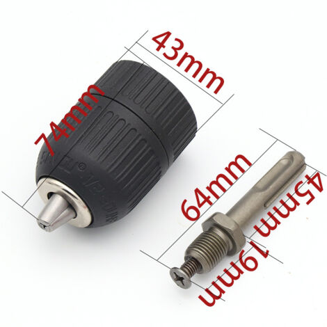 13mm Mandrin Auto-serrant Rapide Adaptateur SDS perforateur perceuse foret