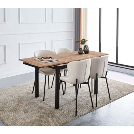 Table extensible BORA en bois Chêne