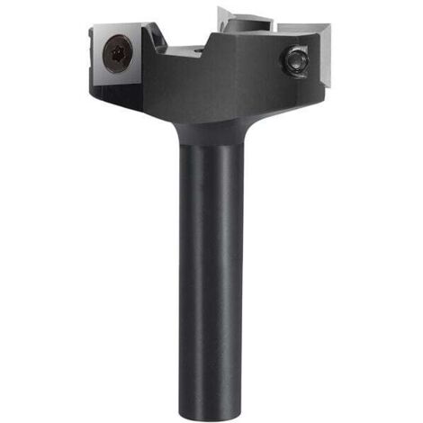 Fraise à Surfacer 12 mm Tige 60 mm Diamètre de Coupe avec 3 Inserts Fraise a Bois Defonceuse ...