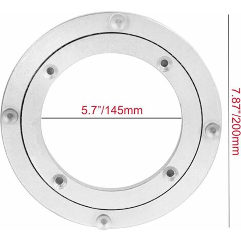 Ahlsen Roulement de table tournante en alliage d'aluminium, table ...