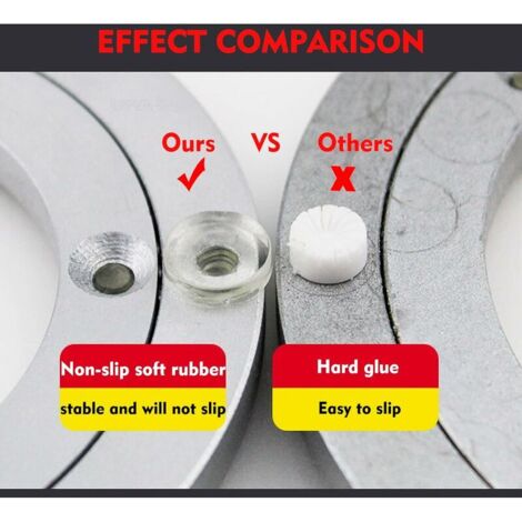 Ahlsen Roulement de table tournante en alliage d'aluminium, table ...