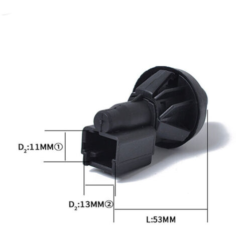 Ahlsen Interrupteur de porte 2PCS pour Renault OE: 7700427640 7700427639
