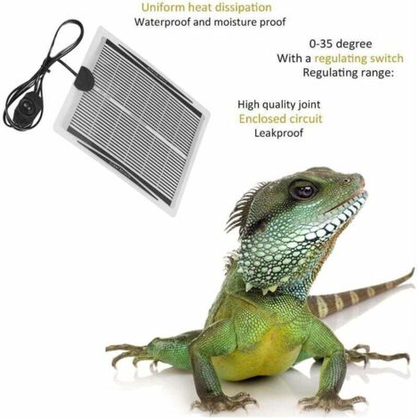 Ahlsen Reptile Heat Mats, 15W Reptile Heat Pad-température réglable ...