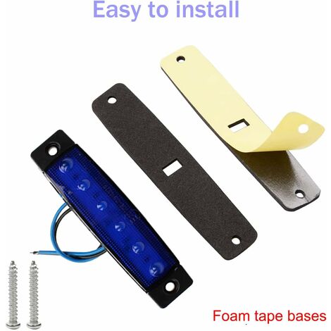 Ahlsen 10 feux de profil latéraux LED, 12V LED feux de profil arrière ...