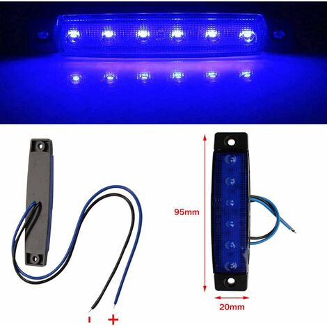 Ahlsen 10 feux de profil latéraux LED, 12V LED feux de profil arrière ...