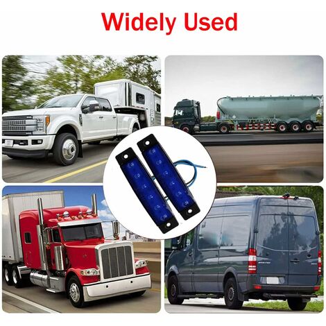 Ahlsen 10 feux de profil latéraux LED, 12V LED feux de profil arrière ...