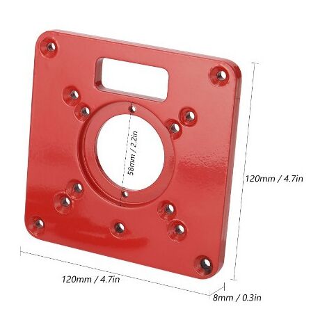 AHLSEN Plaque d'insertion de Table de Toupie Compatible avec Makita ...