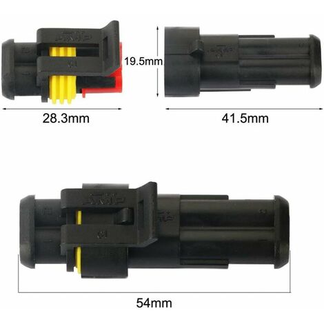 Waterproof Connector 12V Electrical Waterproof Connector Male and ...