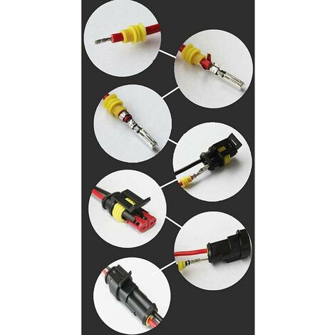 Waterproof Connector 12V Electrical Waterproof Connector Male and ...